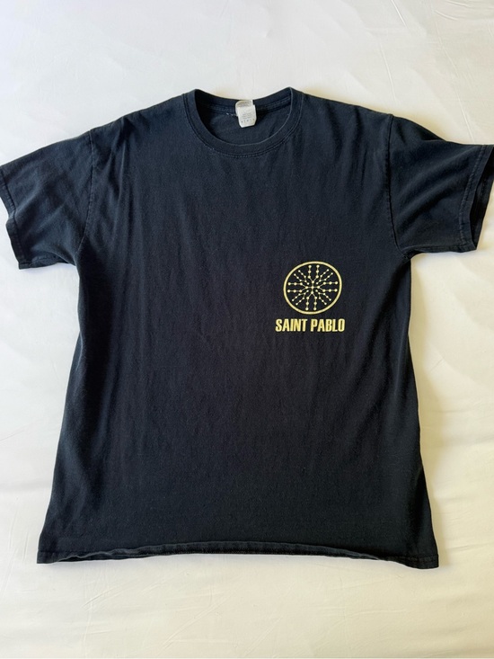 Shirts | Saint Pablo Tour Merch With Yellow Logo On Back | Poshmark